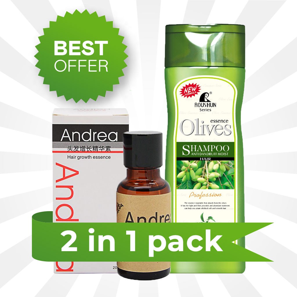 ANDREA Hair Growth Essence Oil Organic Hair Oil | Auramart.lk