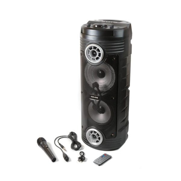 ZQS-6208 Supper Bass Wireless Bluetooth Speaker with Free Mic | Auramart.lk