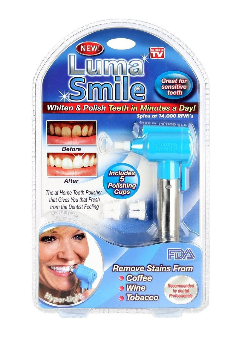 Luma Smile Electric Tooth Polish Micro Dental Teeth Whitening | Auramart.lk