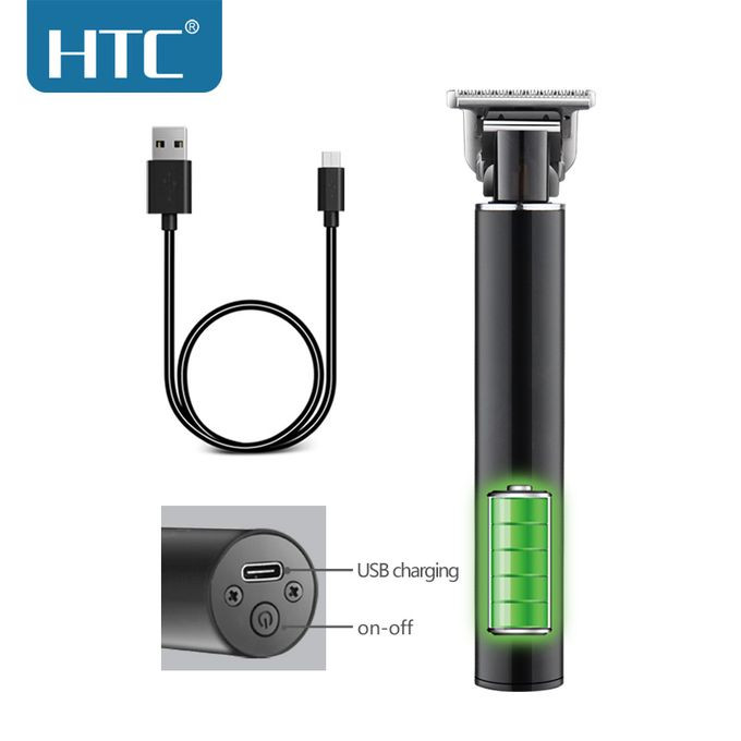 HTC AT-115 Electric Hair clipper Men USB Cordless Professional Hair ...