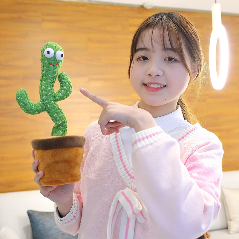 Dancing Cactus Talking Tree Toy - Rechargeable | Auramart.lk