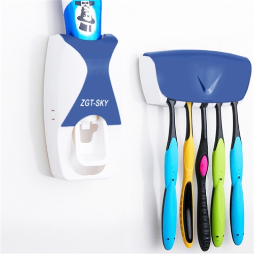 Automatic Toothpaste Squeezing Device & Toothbrush Holder | Auramart.lk