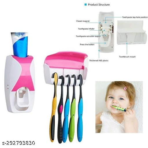 Automatic Toothpaste Squeezing Device & Toothbrush Holder | onide.lk