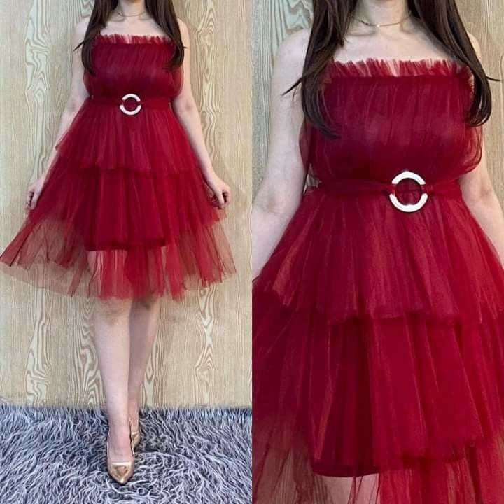 Short Sleeve Party Frock | onide.lk