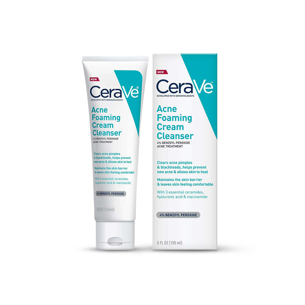 Cerave Acne Foaming Cream Cleanser 150ml Onide Lk