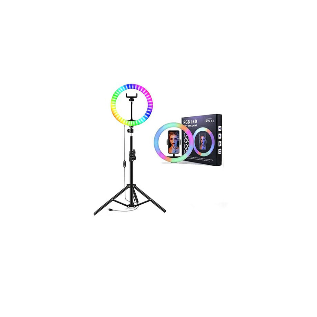 MJ26 LED Soft Ring Light with Stand | Auramart.lk