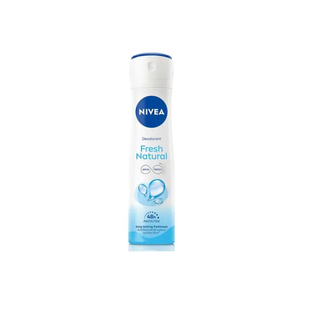 Nivea Fresh natural Deodorant Body spray-150ml | Auramart.lk