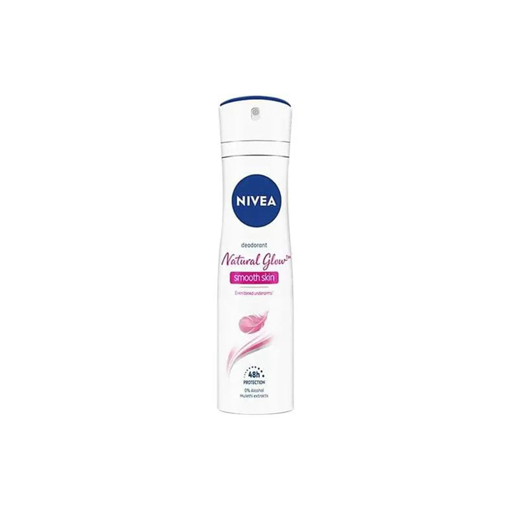 Nivea Deodorant Natural Glow Smooth Skin Body spray-150ml | Auramart.lk